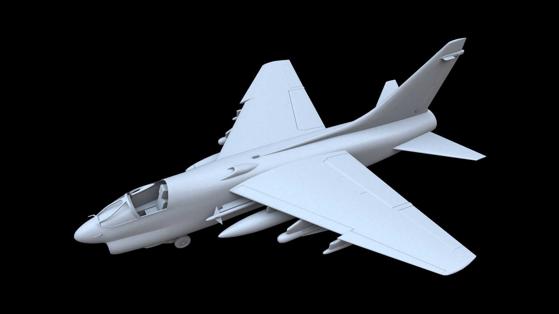 kostenlos LTV A-7D Corsair II 3D-Modell - TurboSquid 1520554