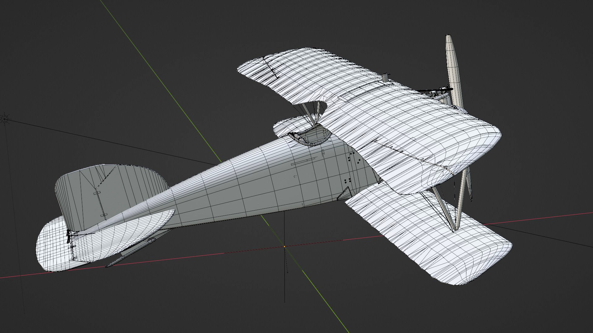 3d Model Albatros D Iii