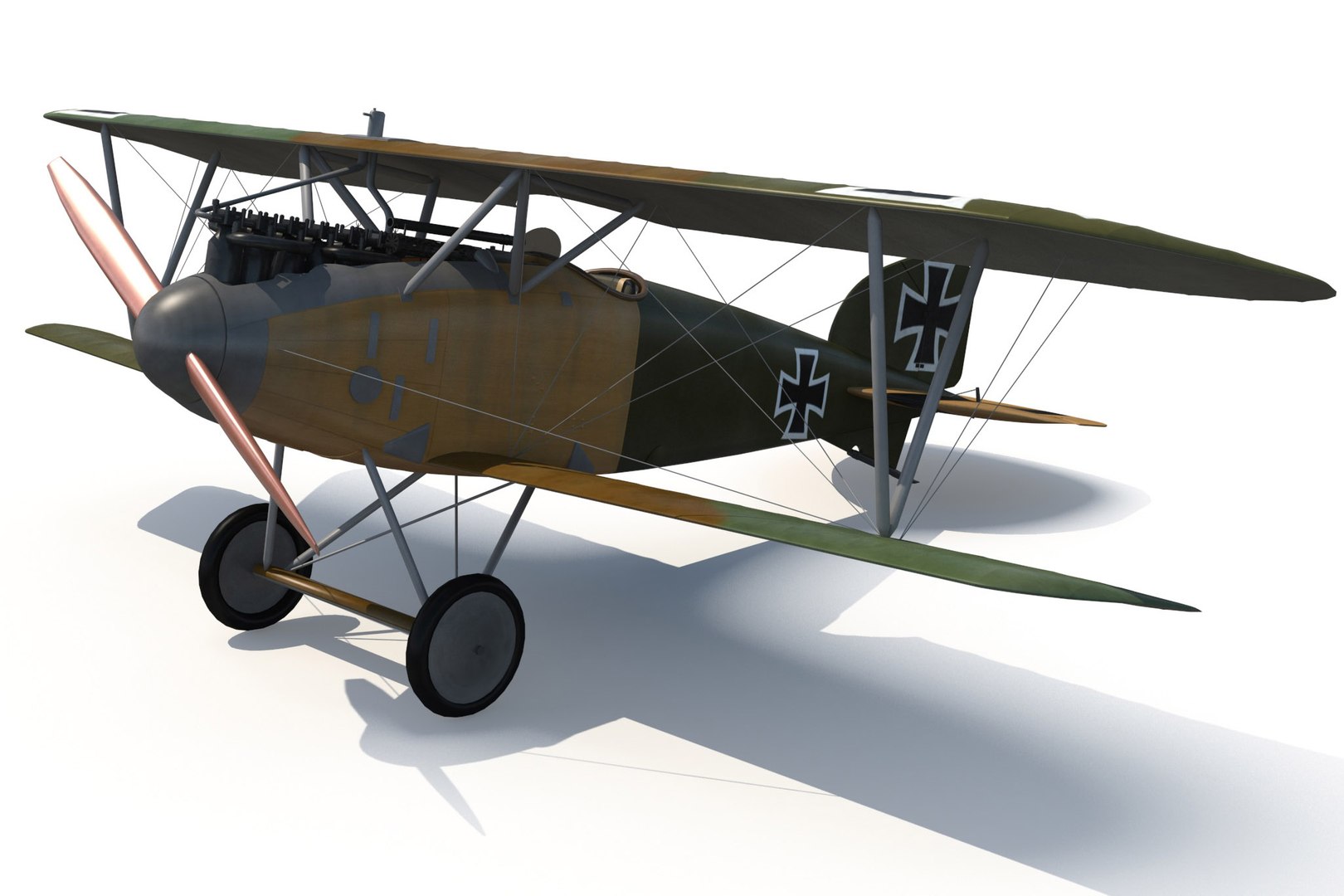 3d Model Albatros D Iii