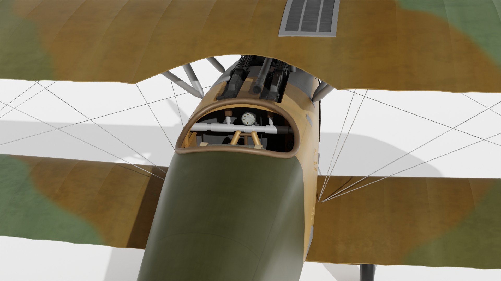 3d Model Albatros D Iii