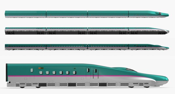 일본 신칸센 E5 고속 열차 3D 모델 - TurboSquid 1272098