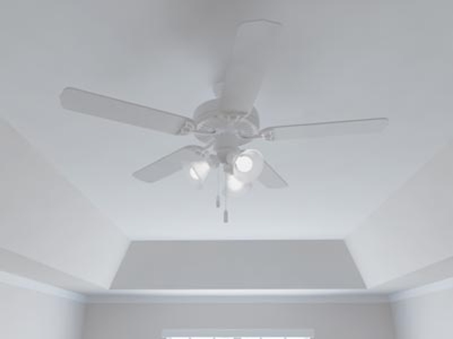 3d Ceiling Fan 2 Model