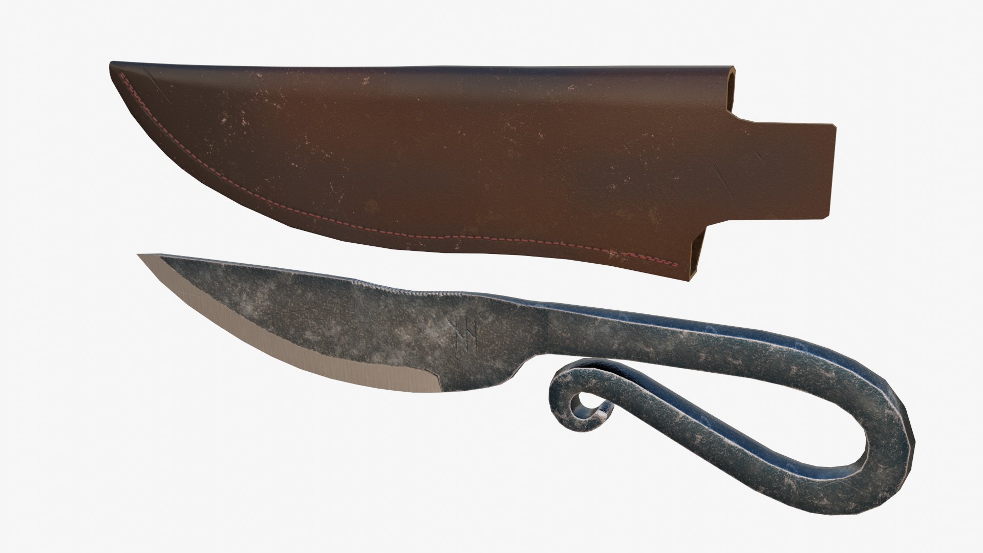 Viking Knife 3D Model - TurboSquid 1569617