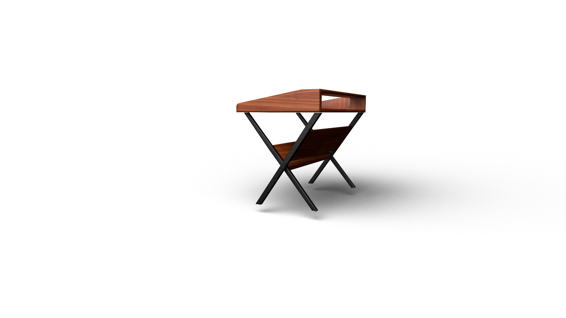 Study Desk Model - TurboSquid 2154735