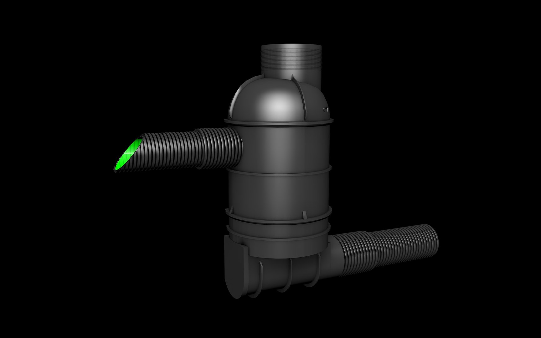 cascade revision shaft crosscut 3d c4d