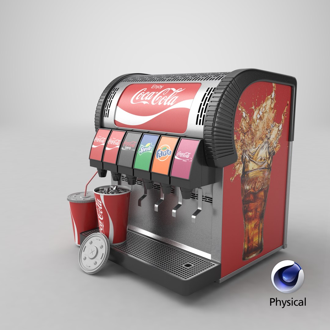 3D model Detailed Soda Fountain - TurboSquid 1953184