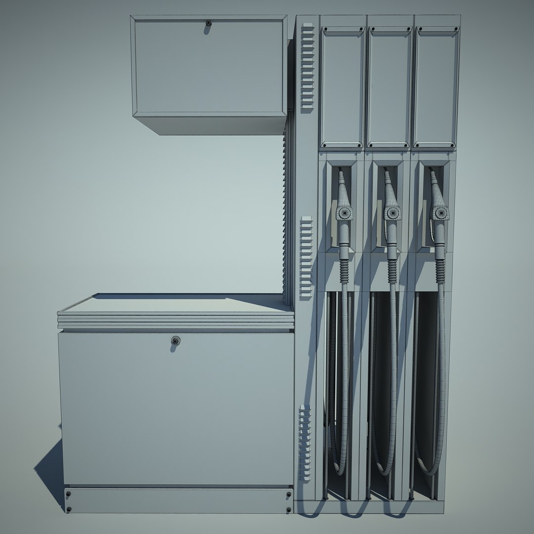 3d Petrol Pump Model