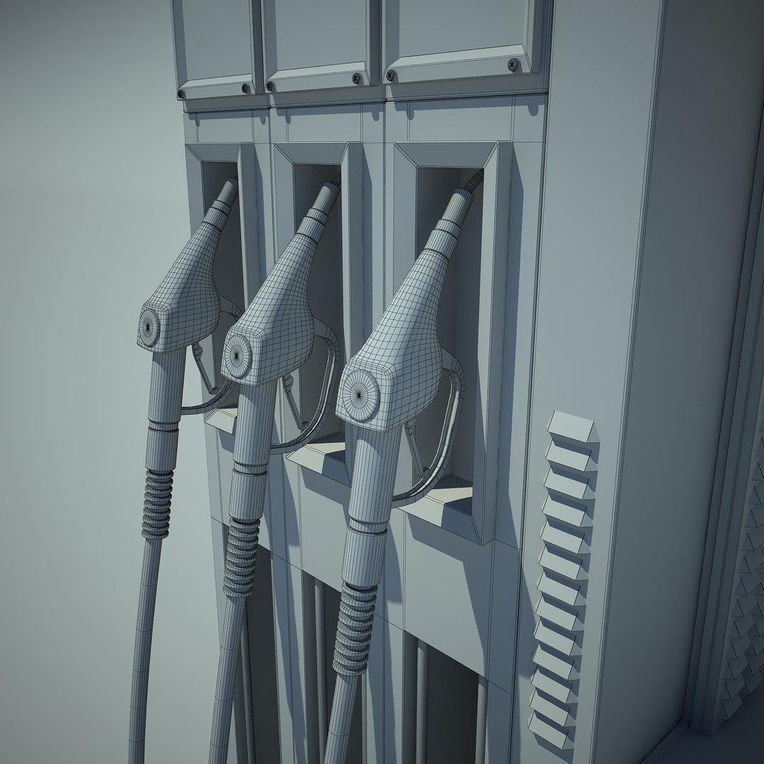 3d Petrol Pump Model