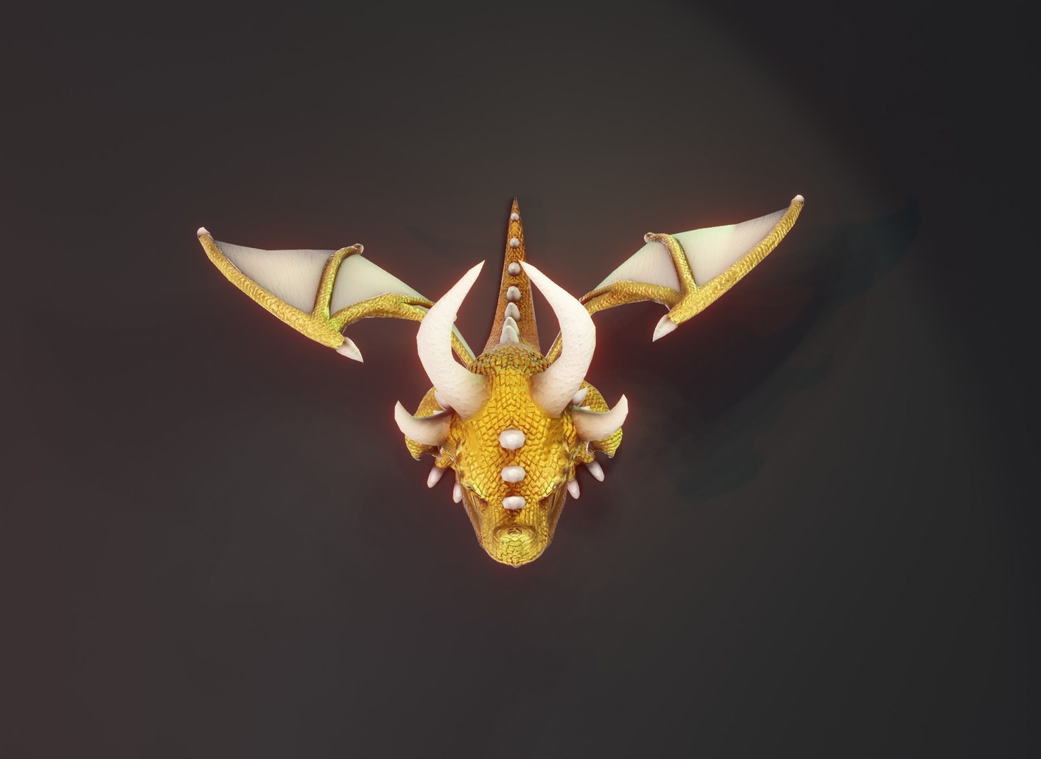 Cartoon Gold Dragon Animated Low-poly 3D Model 3D - TurboSquid 2187099