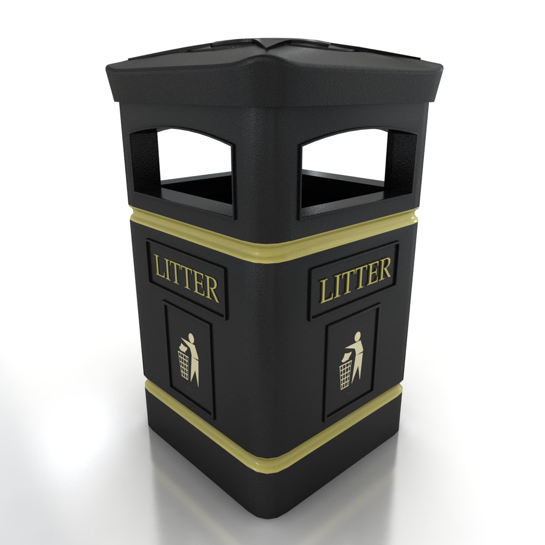 street bin 3d 3ds