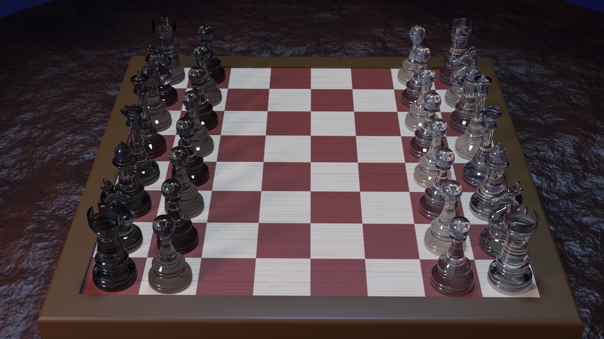 3D Glassy chess - TurboSquid 2112212