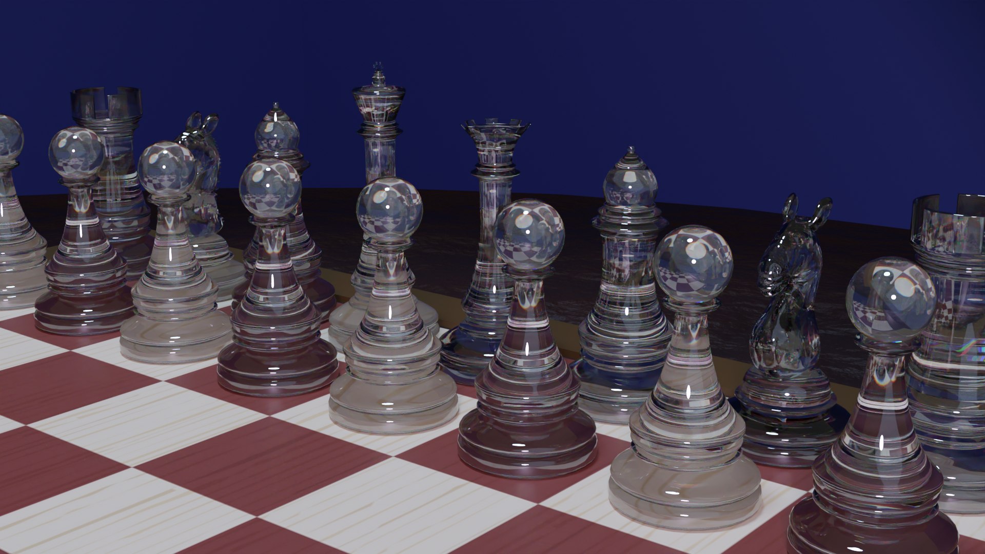 3D Glassy chess - TurboSquid 2112212