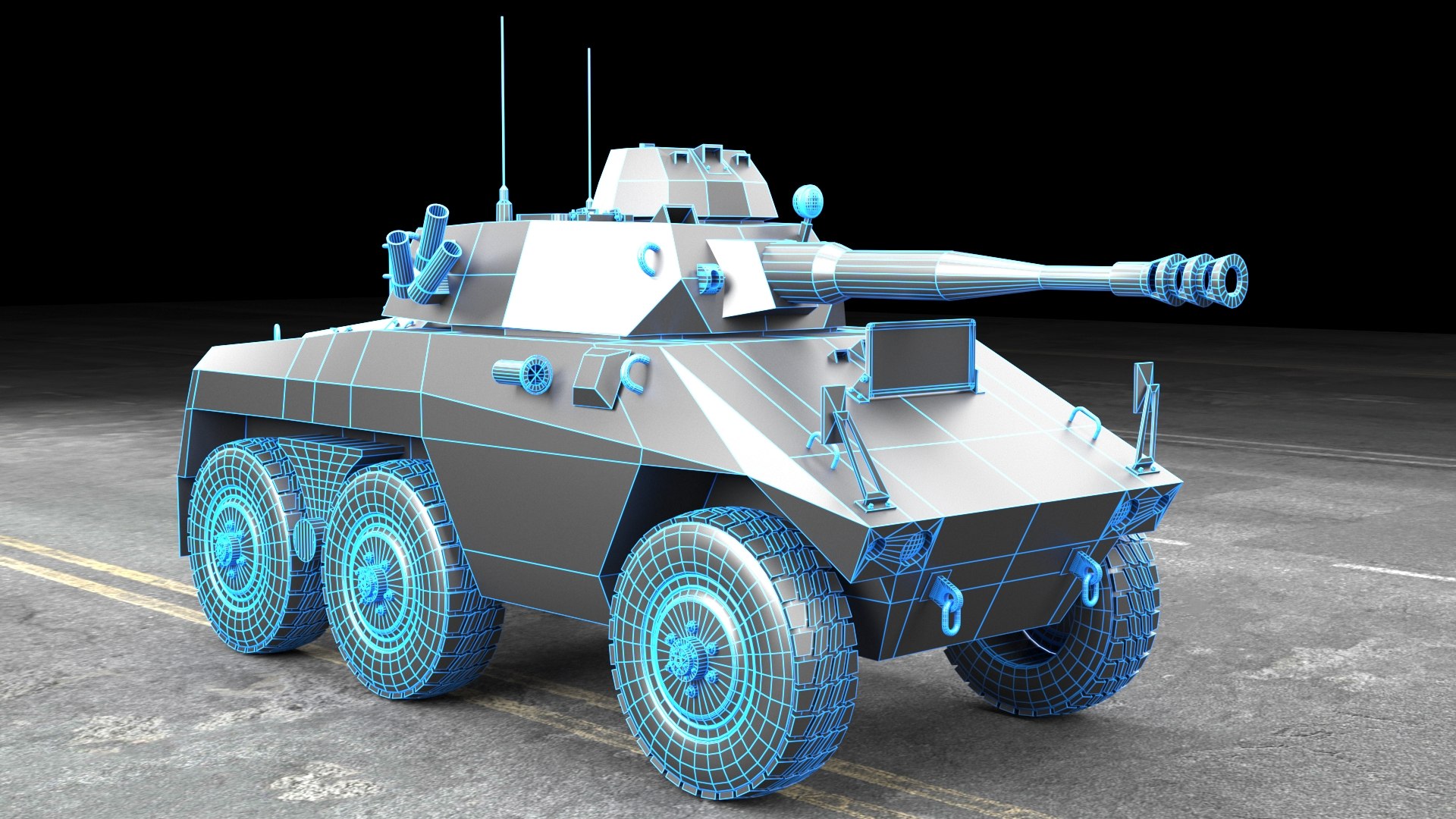 Ee-9 Cascavel Ver 2 3D - TurboSquid 1476505