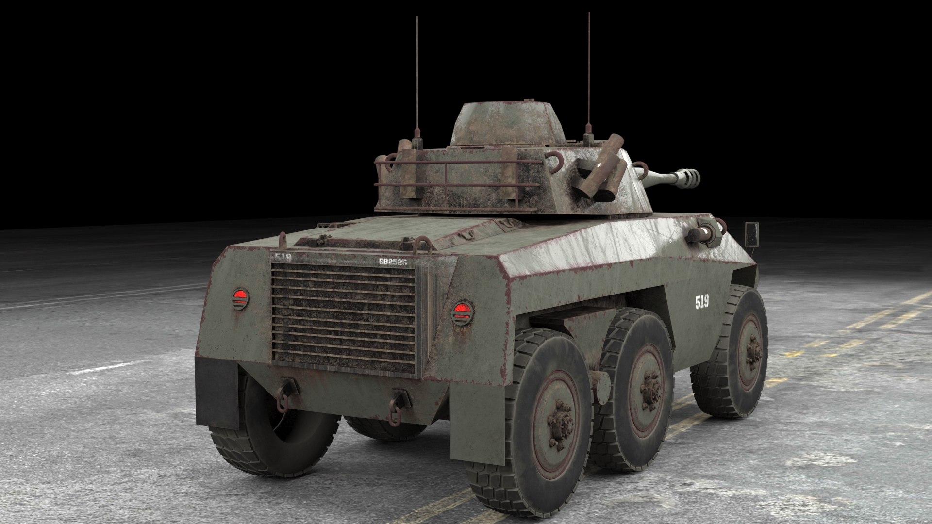 Ee-9 Cascavel Ver 2 3D - TurboSquid 1476505