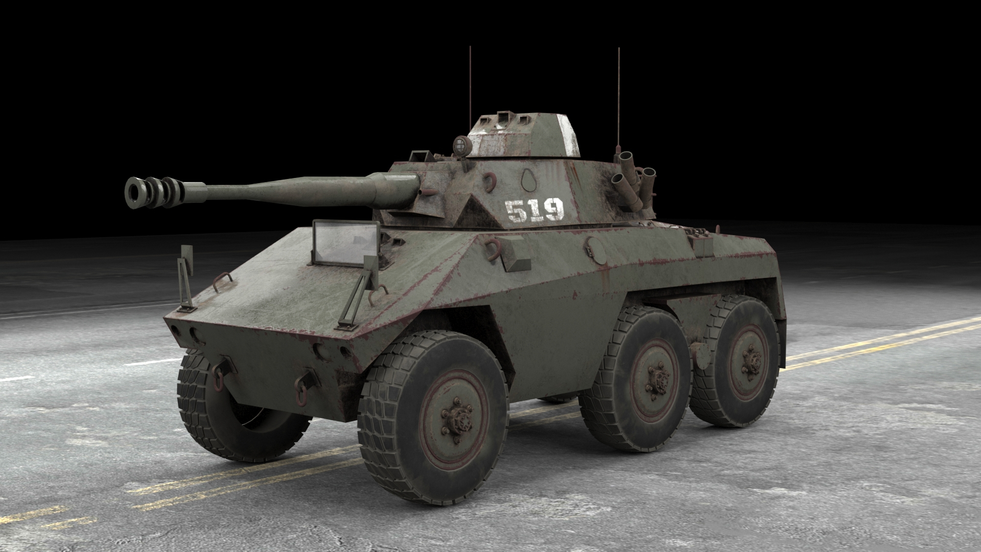 Ee-9 Cascavel Ver 2 3D - TurboSquid 1476505