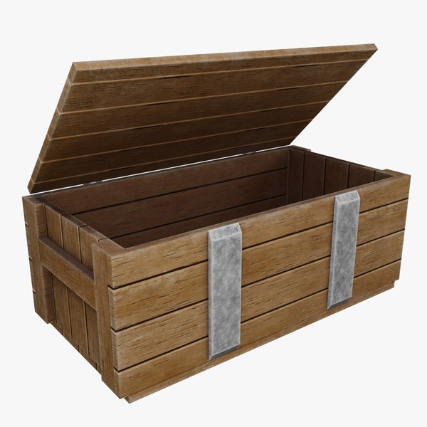 modelo 3d Wood Crate - TurboSquid 2006055