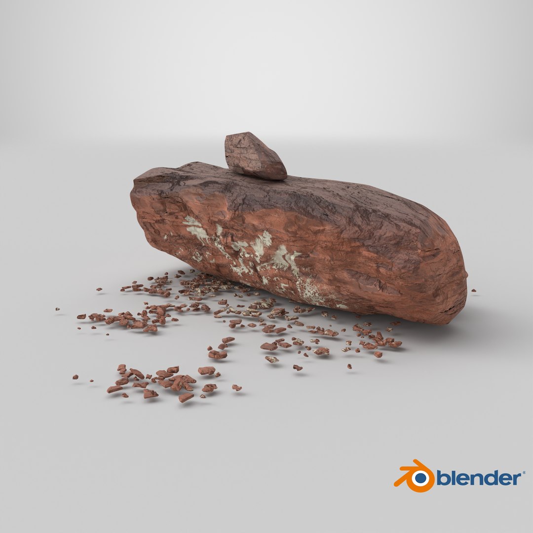 3D Boulder 02 - TurboSquid 2136141