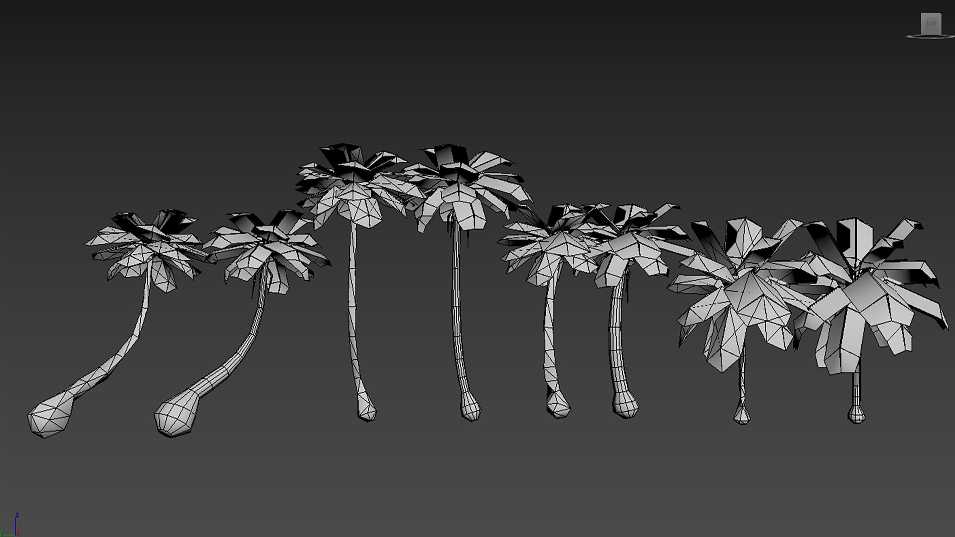 3D Model Tropical Beach Low Poly Asset Pack - TurboSquid 2117539