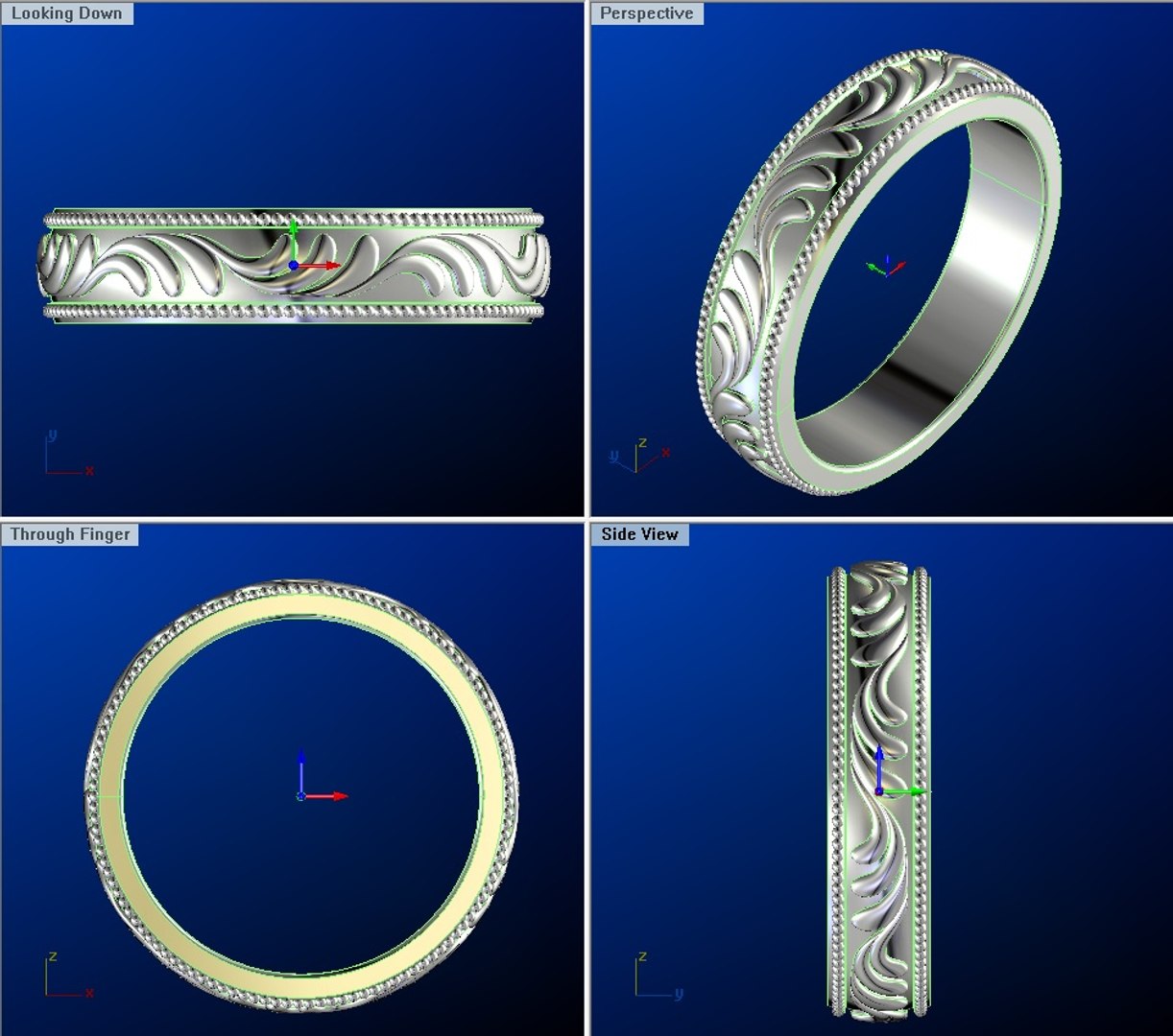 Wedding Band 3D Model - TurboSquid 1545391