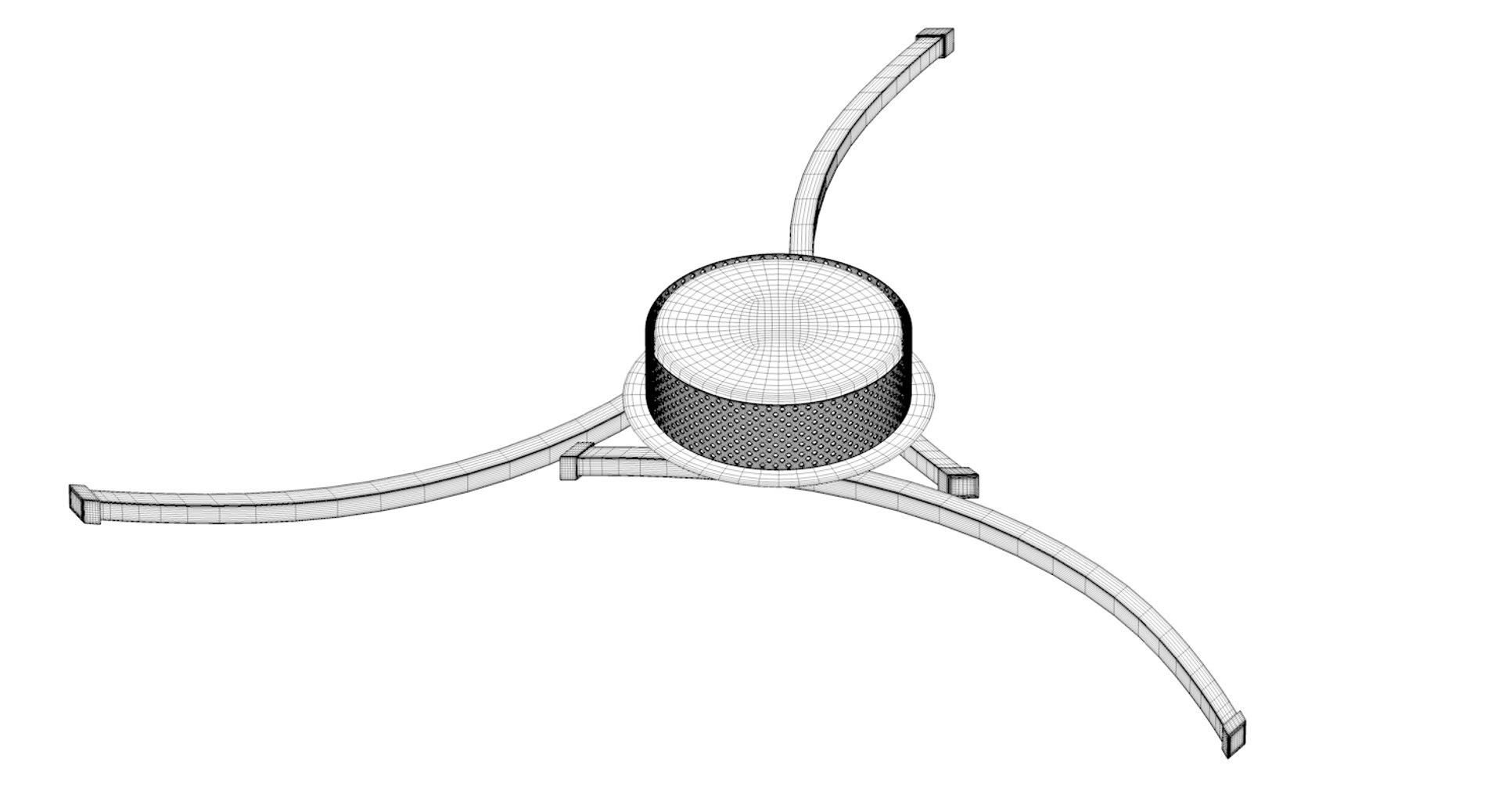 3D Modern Led Ceiling Lamp Model - TurboSquid 1246802