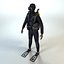 3d Scuba Diver Model