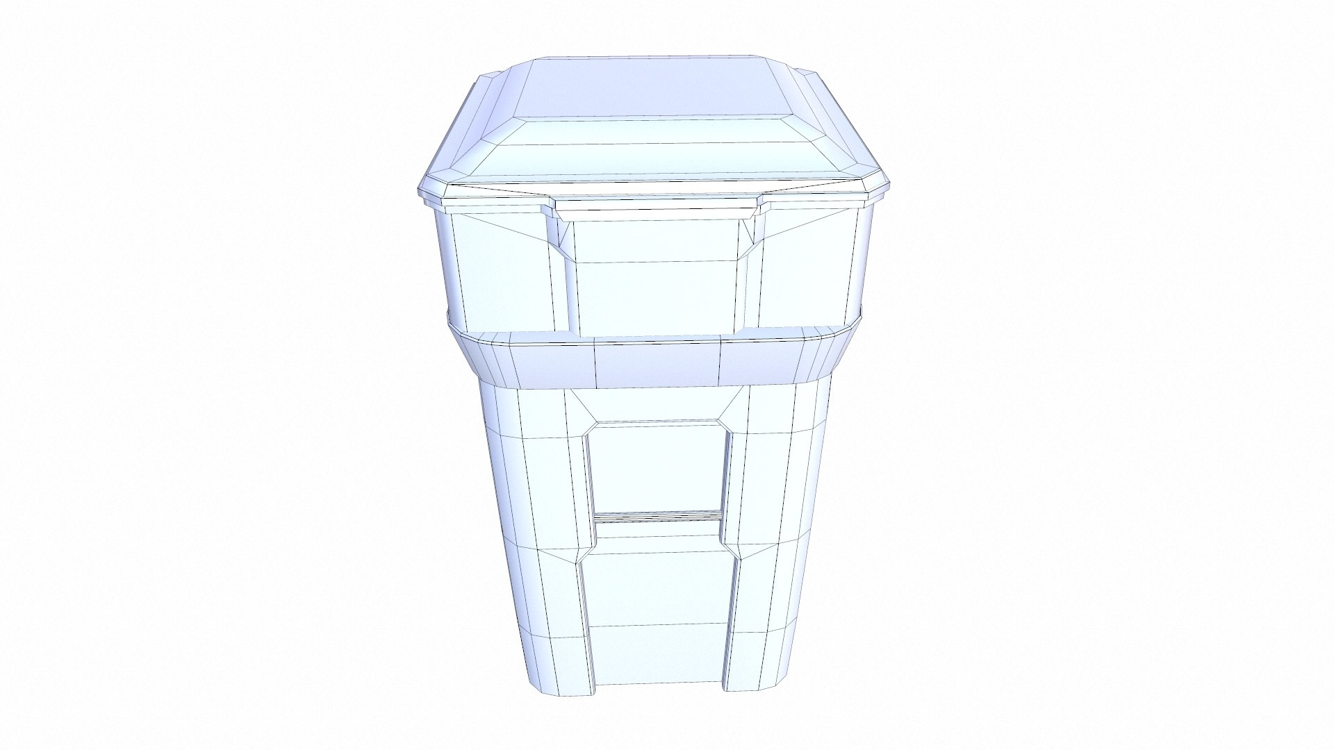 3D Dustbin Model - TurboSquid 2329295