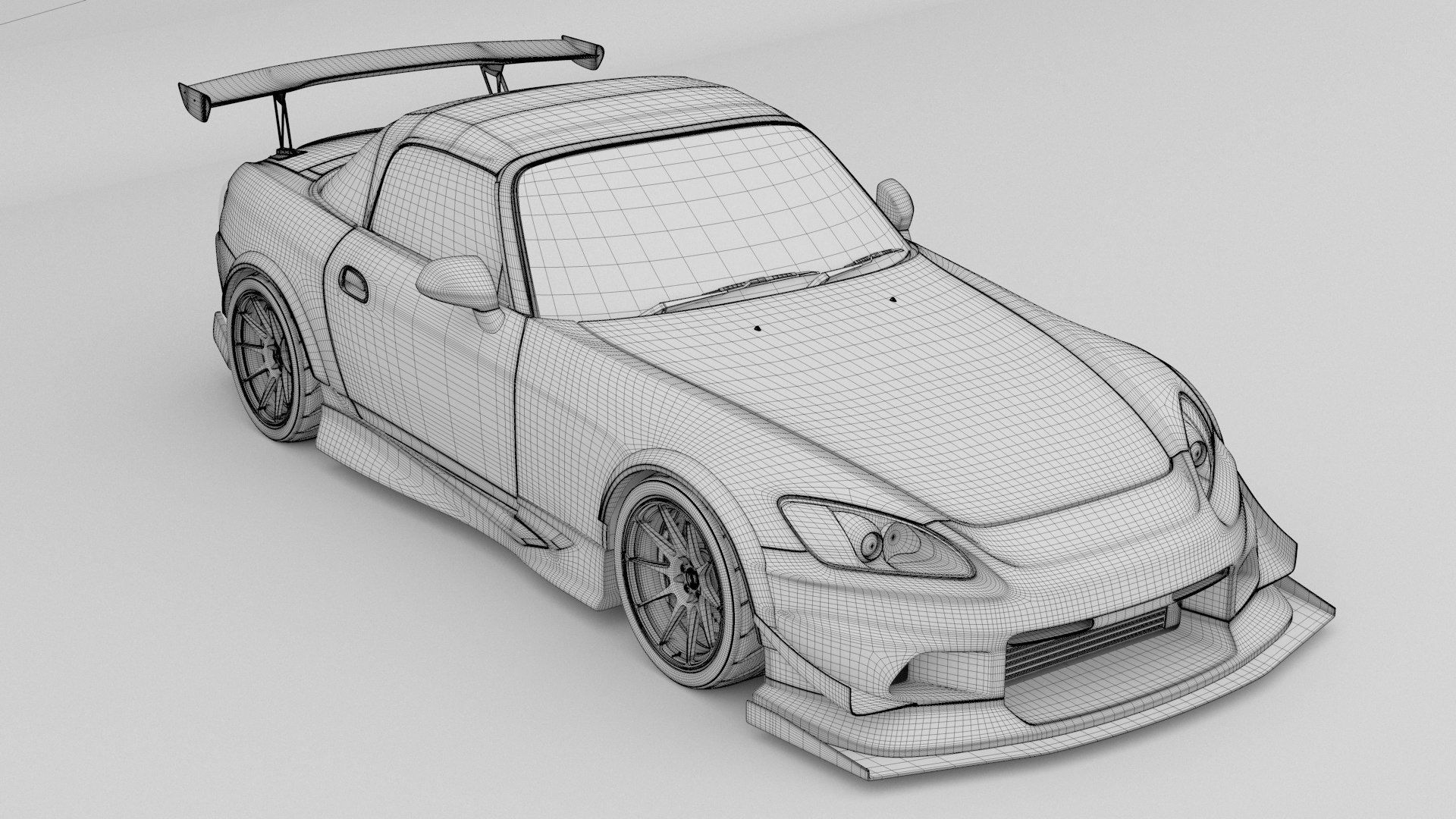 3D Honda S2000 Voltex AP1 - TurboSquid 1880623