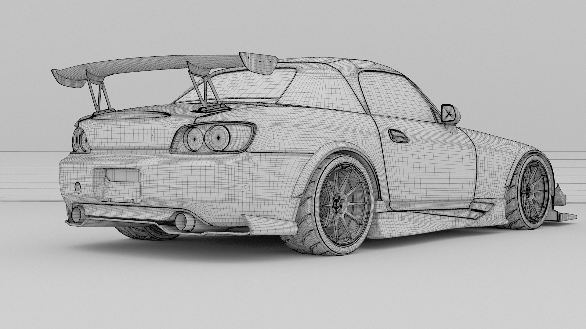 3D Honda S2000 Voltex AP1 - TurboSquid 1880623