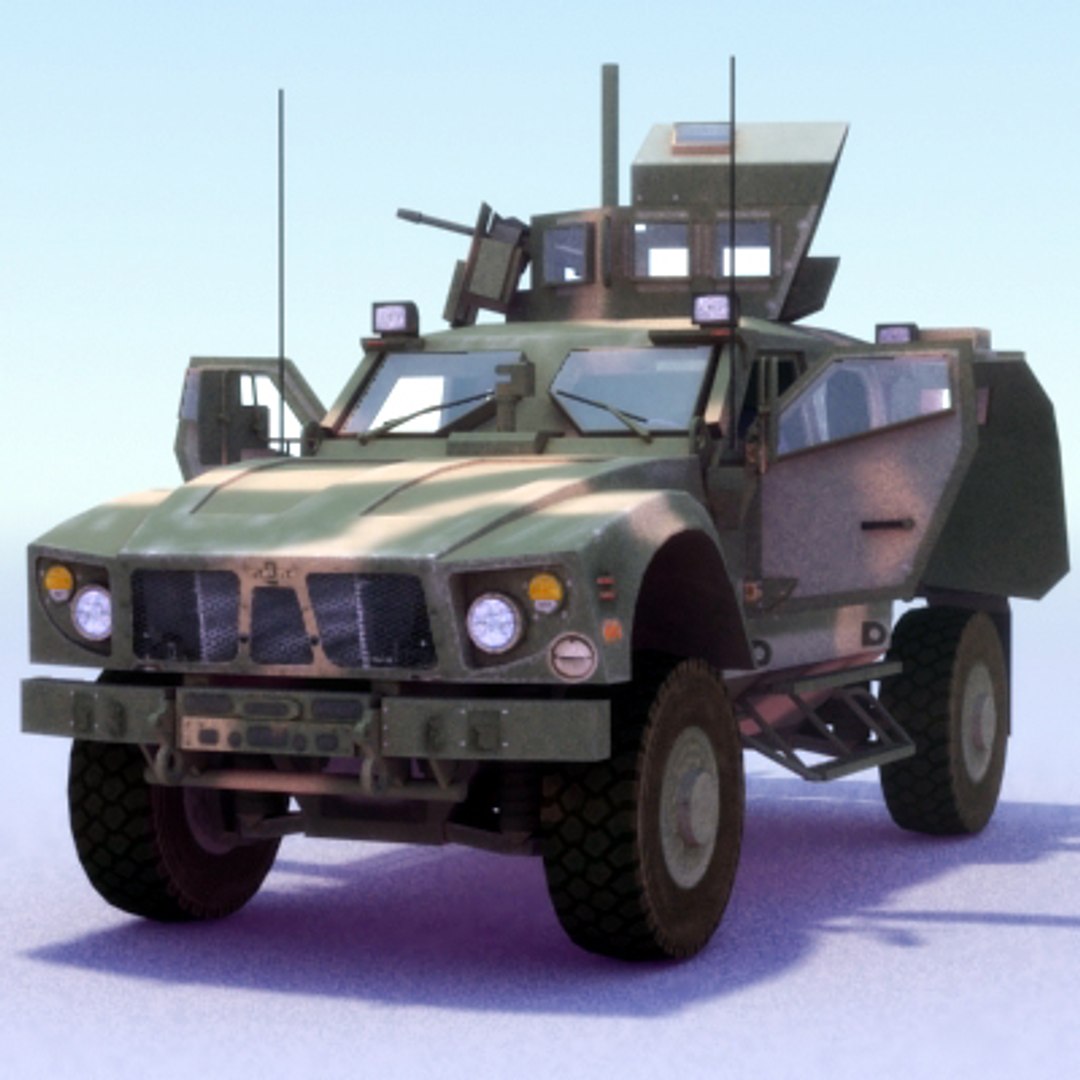 3ds 4x4 Mrap Jeep M-atv