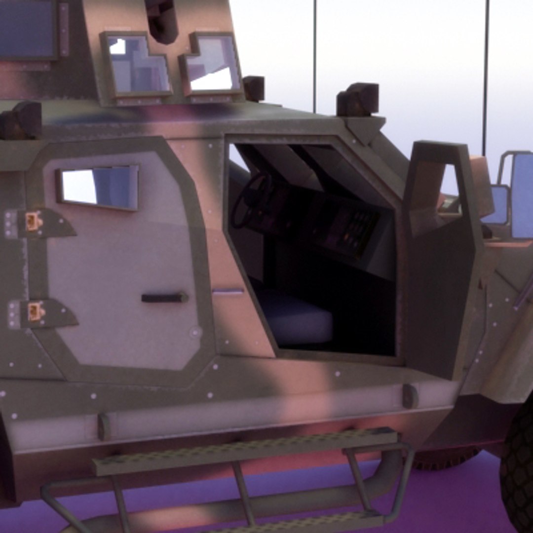 3ds 4x4 Mrap Jeep M-atv