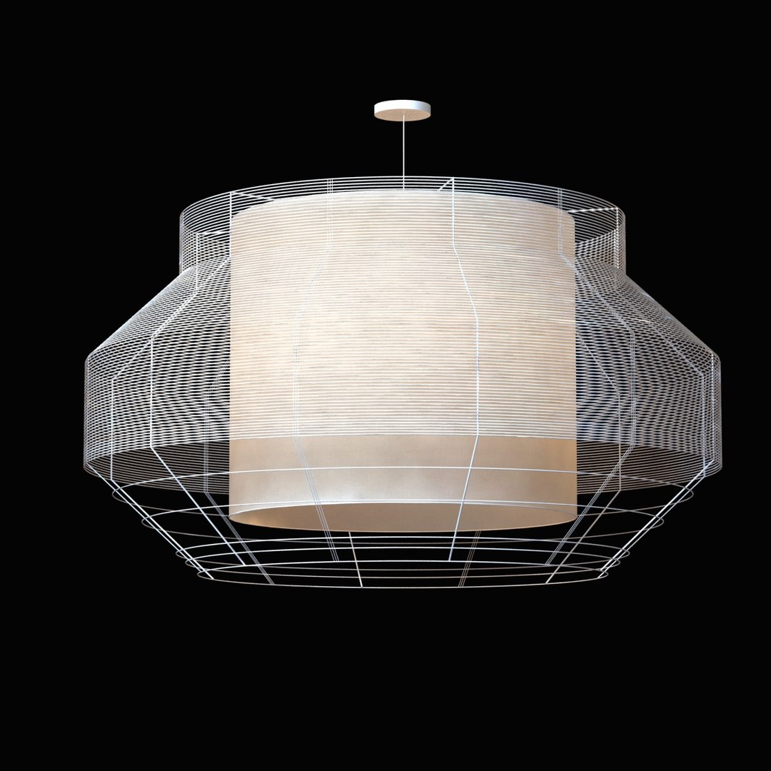 3d Lamp Mesh Pendant Model