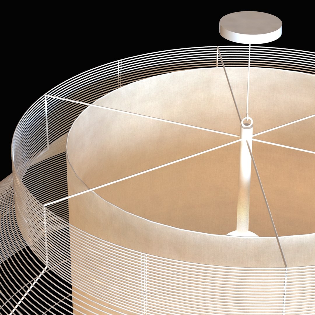 3d Lamp Mesh Pendant Model
