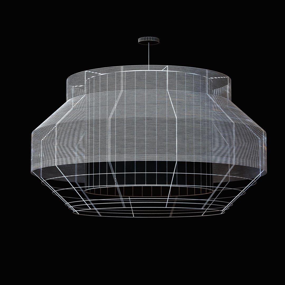 3d Lamp Mesh Pendant Model