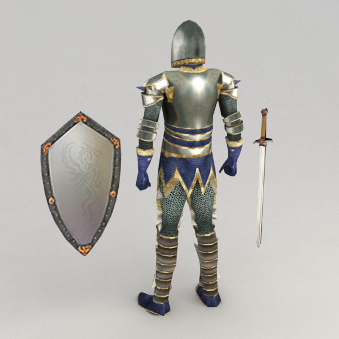 3d Medieval Warrior 3 Model