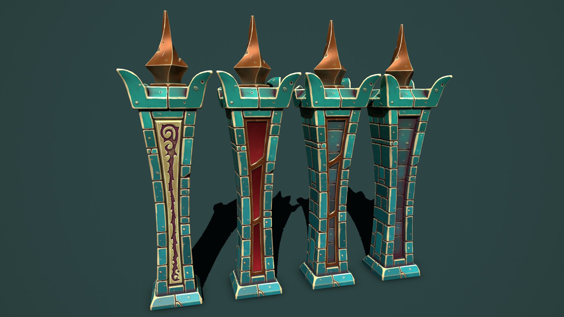 Fantasy Obelisk 3 3D Model - TurboSquid 1733089
