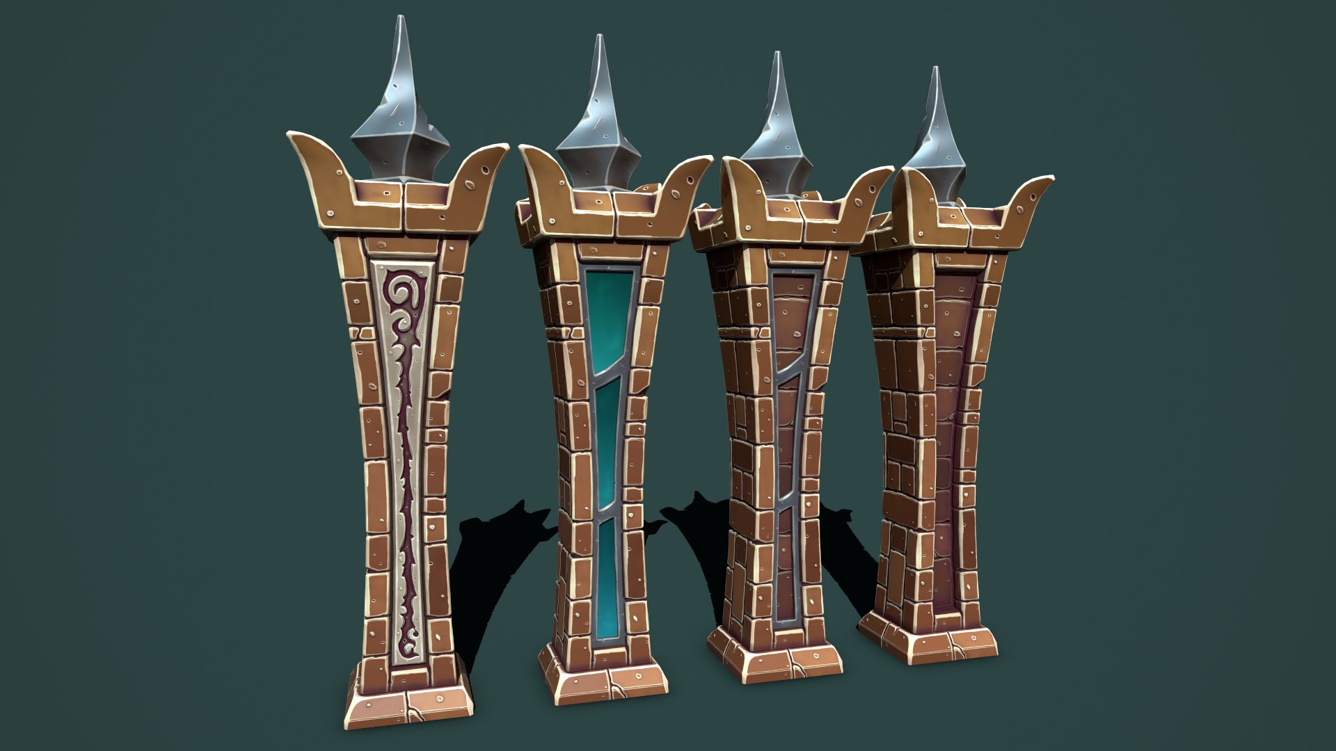 Fantasy Obelisk 3 3D Model - TurboSquid 1733089