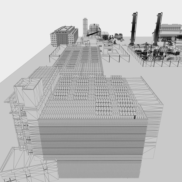 modelo 3d Central eléctrica - TurboSquid 2074196