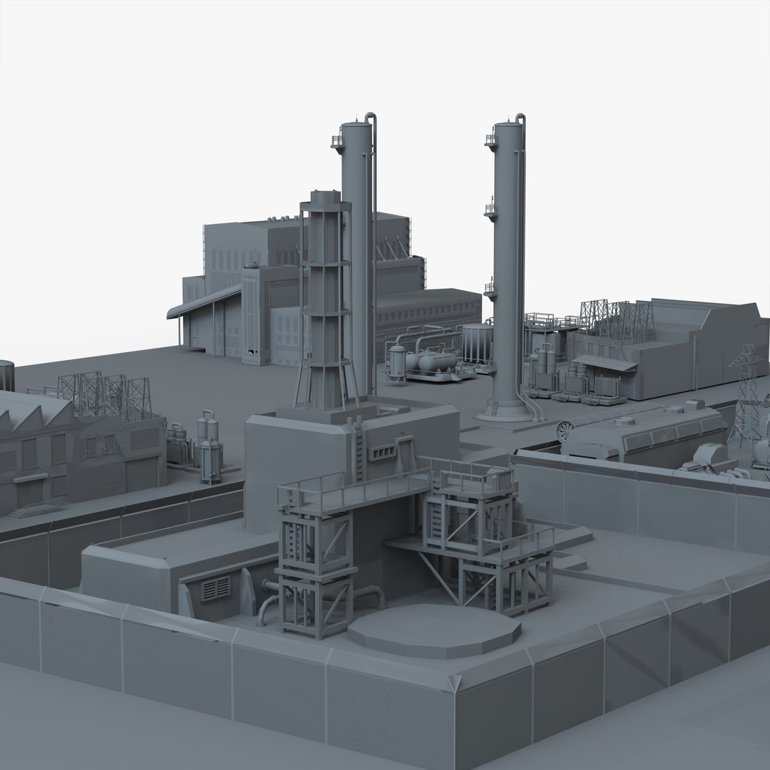 3D model Power Station - TurboSquid 2074196