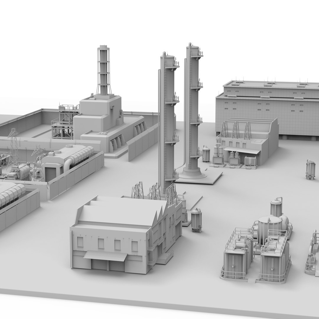 3D Model Power Station - TurboSquid 2074196