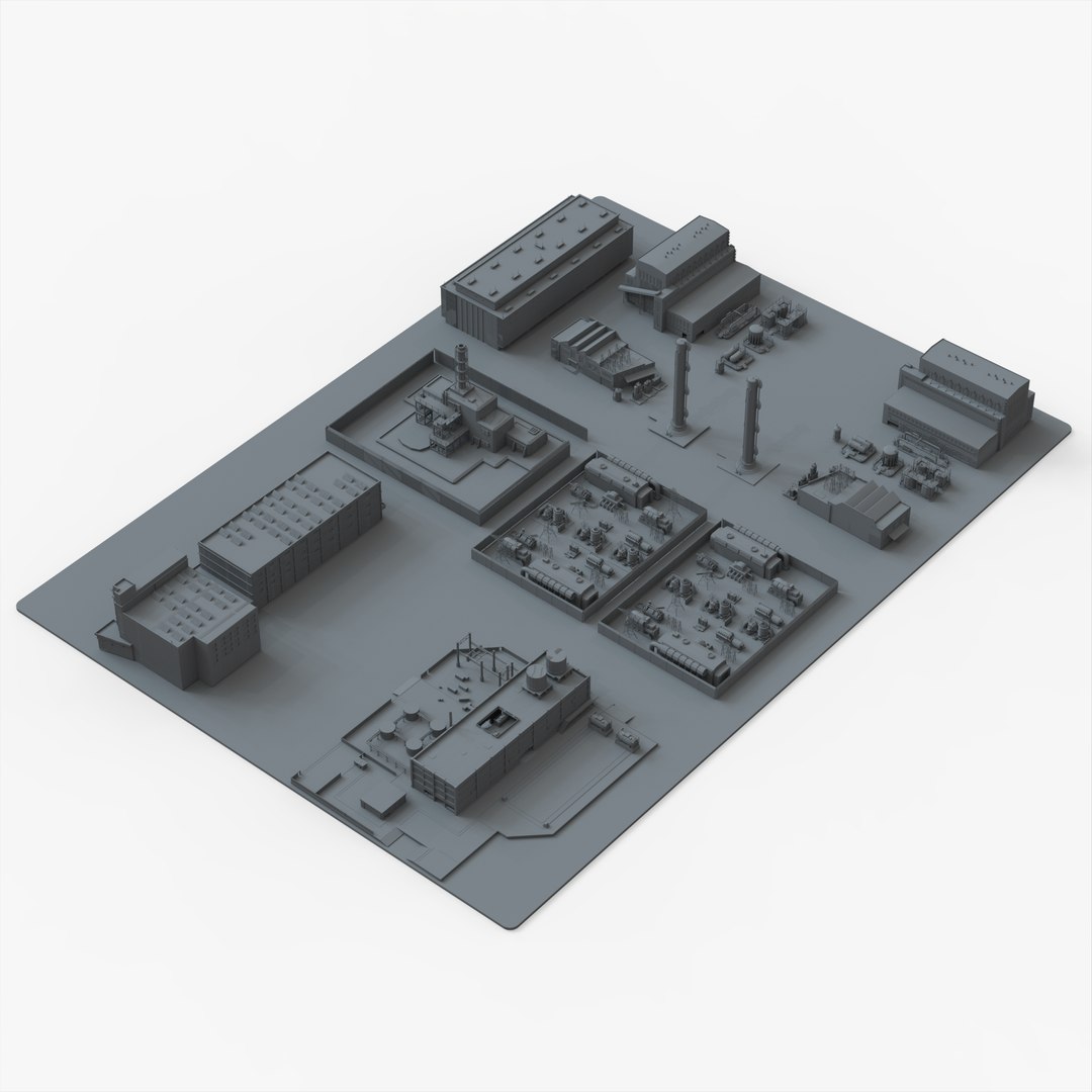 3D model Power Station - TurboSquid 2074196