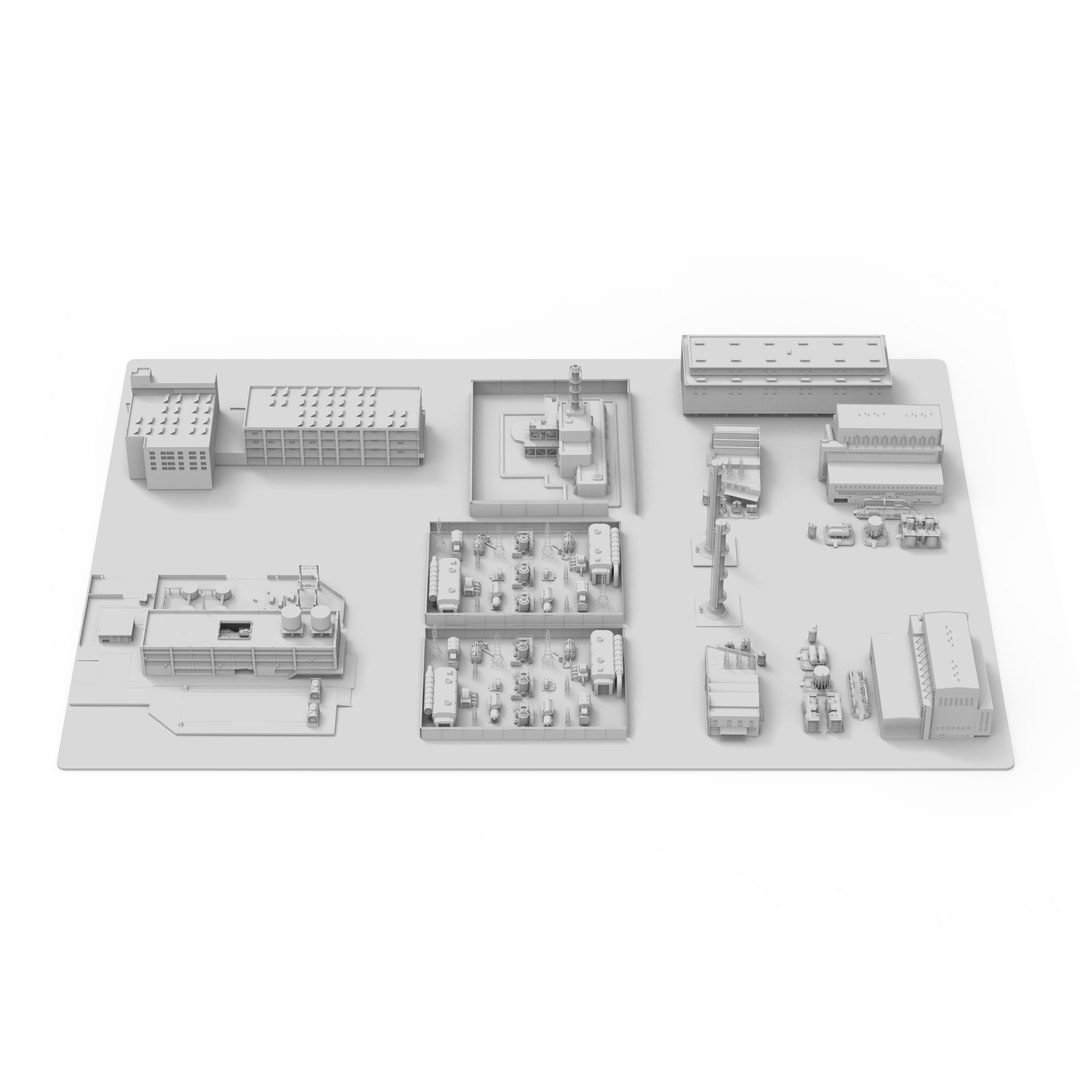 3D Model Power Station - TurboSquid 2074196