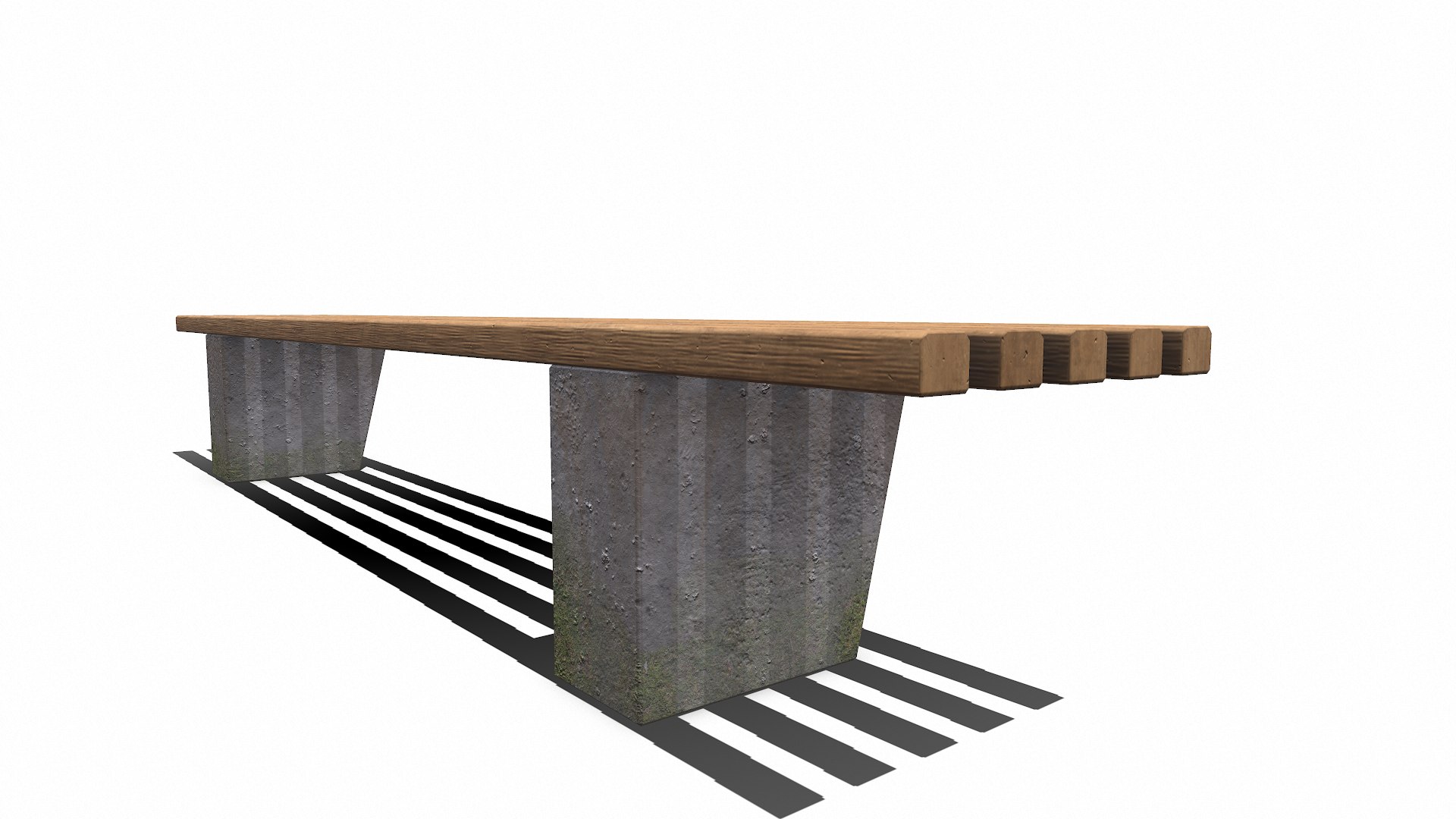 Free Outdoor Bench1 Low-poly PBR 3D Model - TurboSquid 2255511