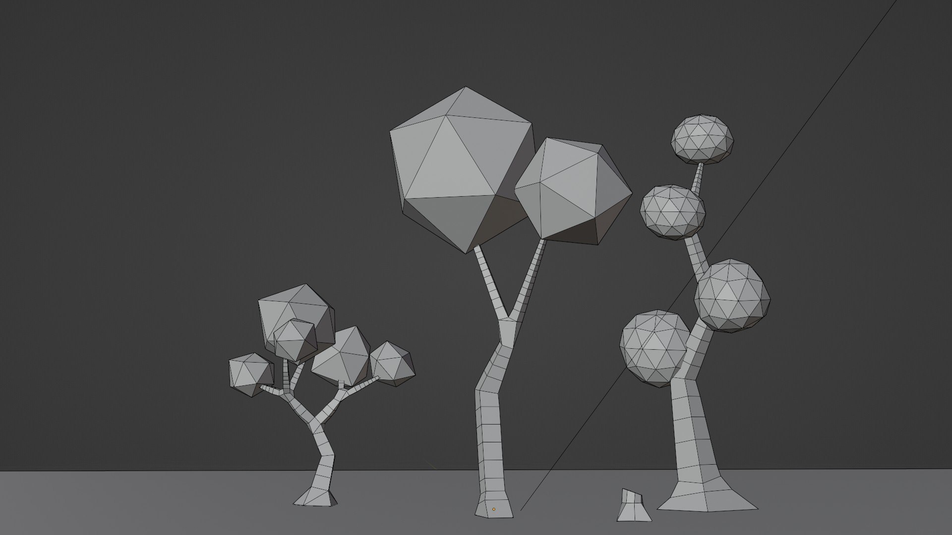 3D Low Poly Trees 01 Model - TurboSquid 2181186