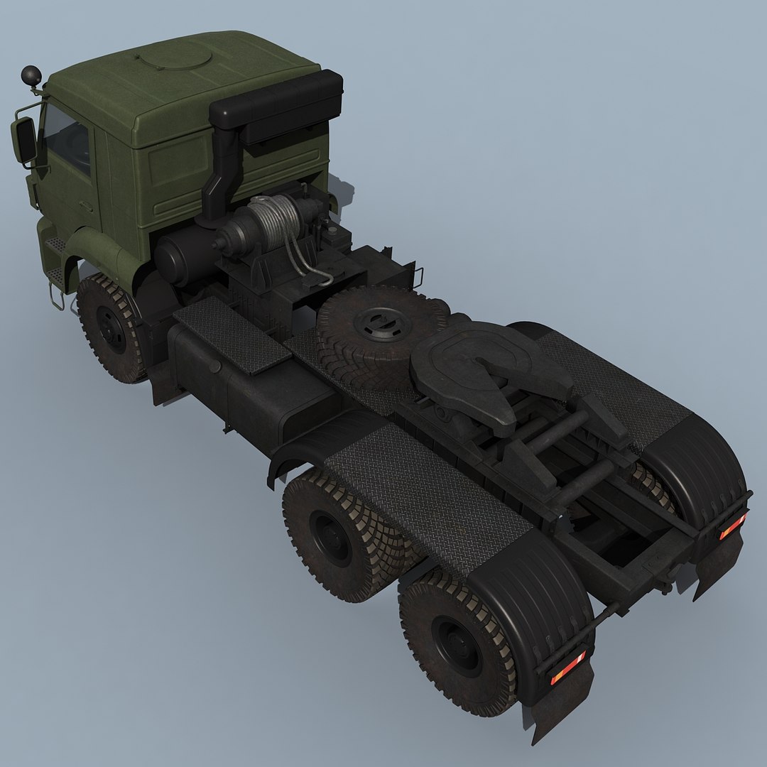 Kamaz-65225 Truck 3d Model
