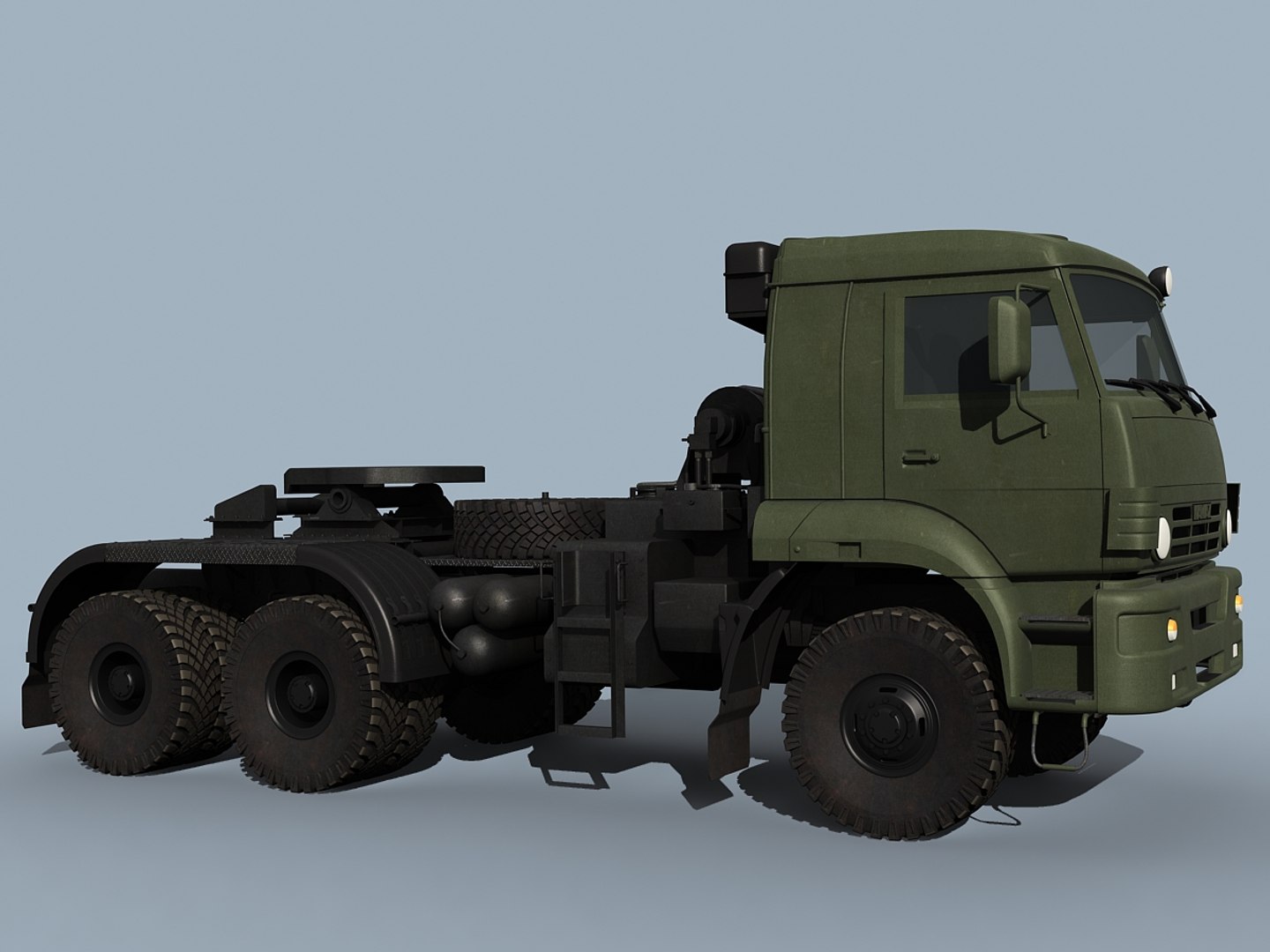 Kamaz-65225 Truck 3d Model