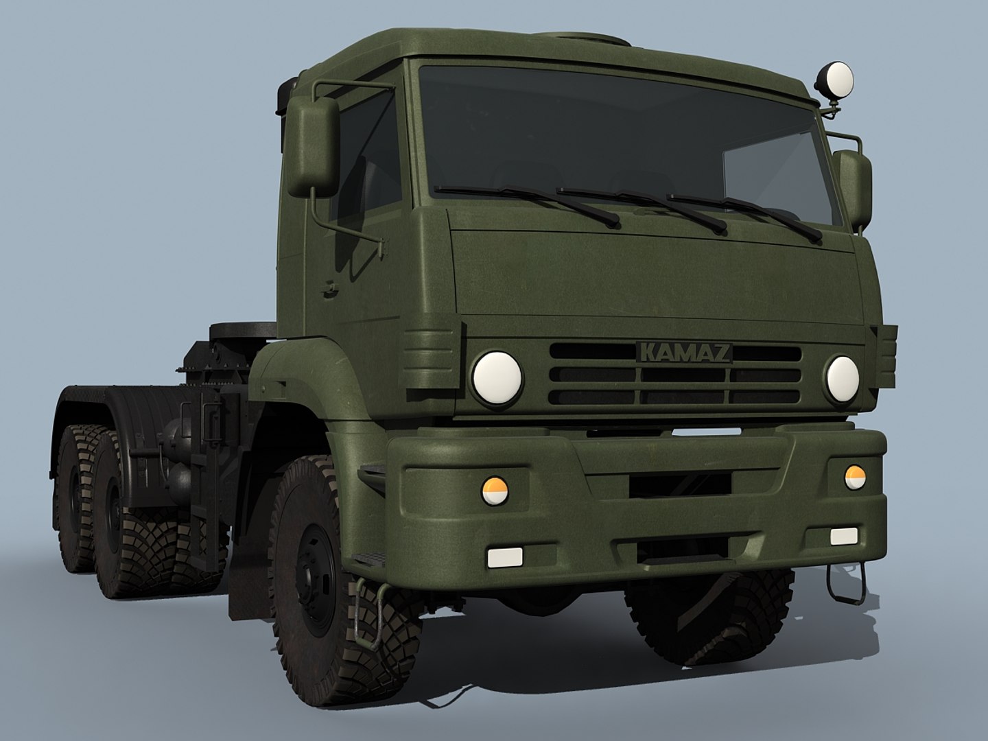 Kamaz-65225 Truck 3d Model