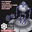 retro sci-fi robot 3d model