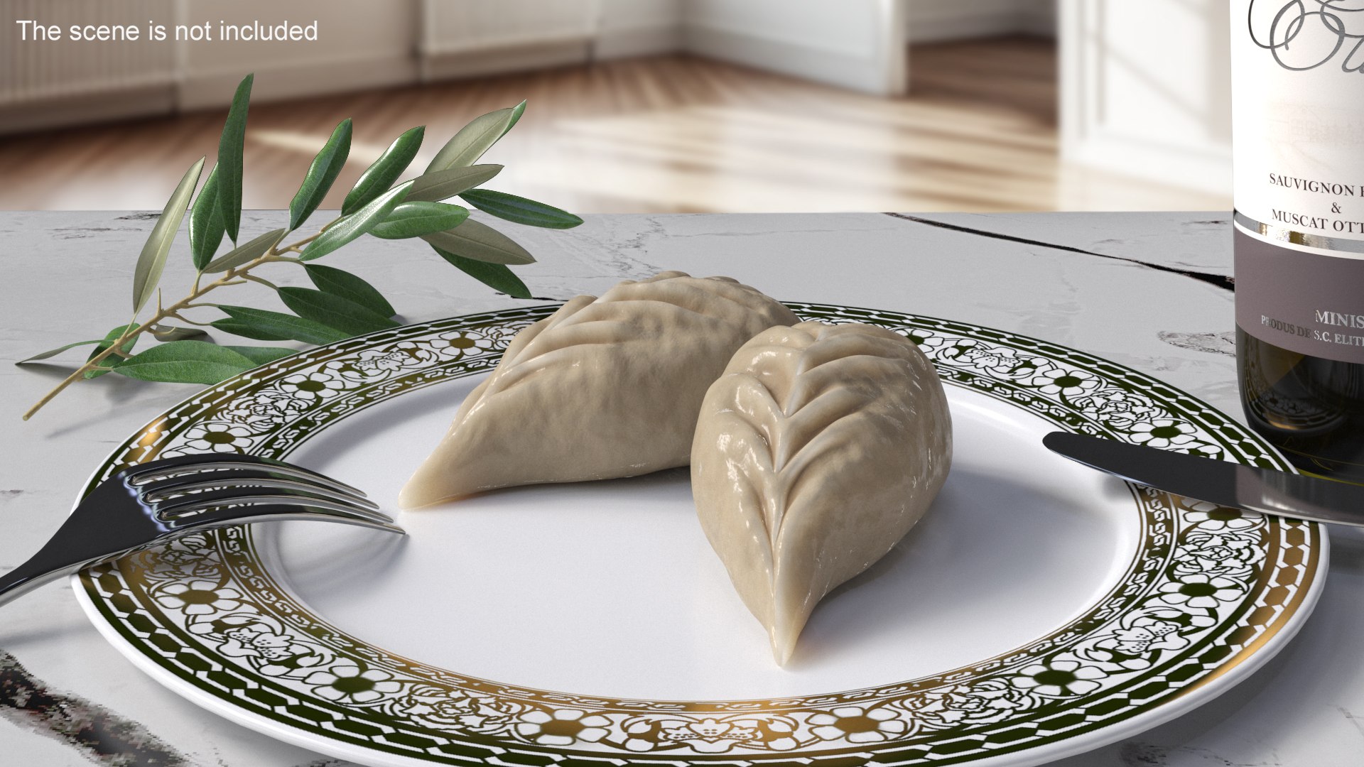 Leaf Shaped Dumpling Cooked For 3D Print 3D Model - TurboSquid 2270856