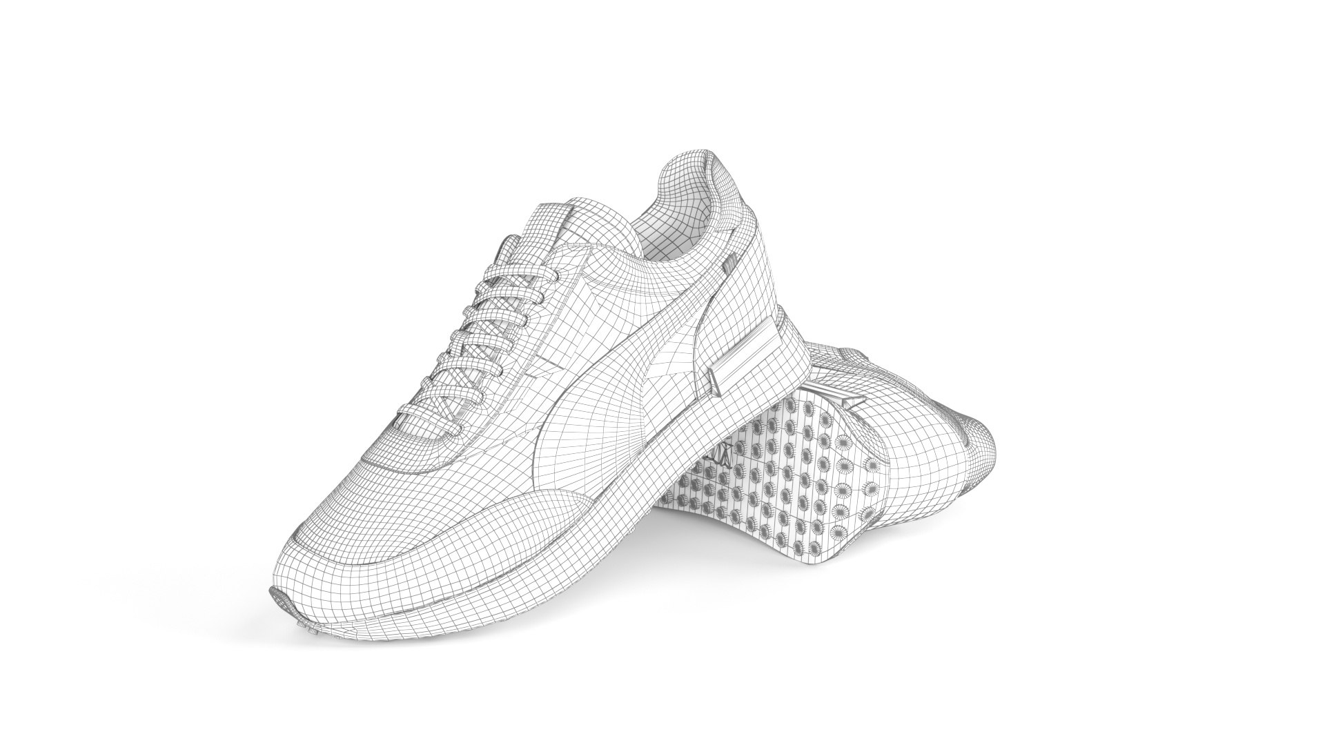 3D PUMA Future Rider Play Vintage Sneakers Model - TurboSquid 1960766