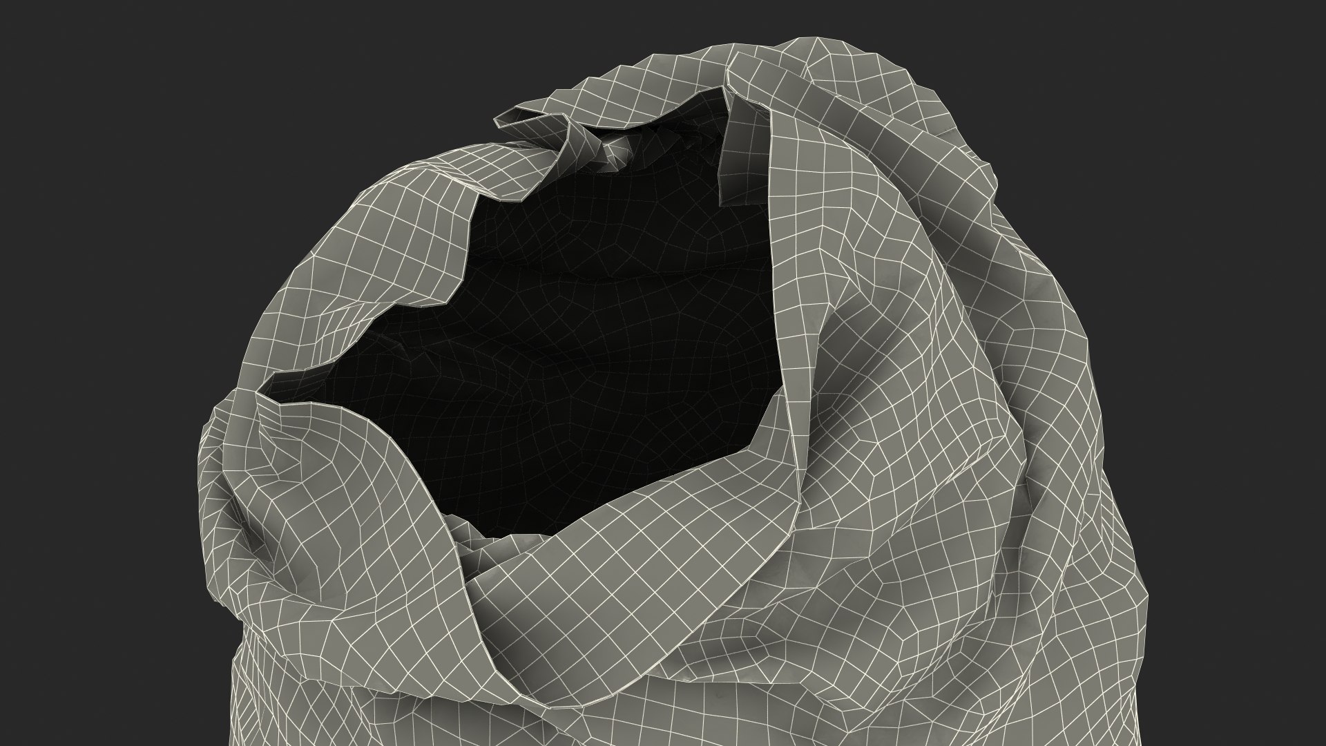 Realistic Opened Garbage Bag 3D Model - TurboSquid 2329775